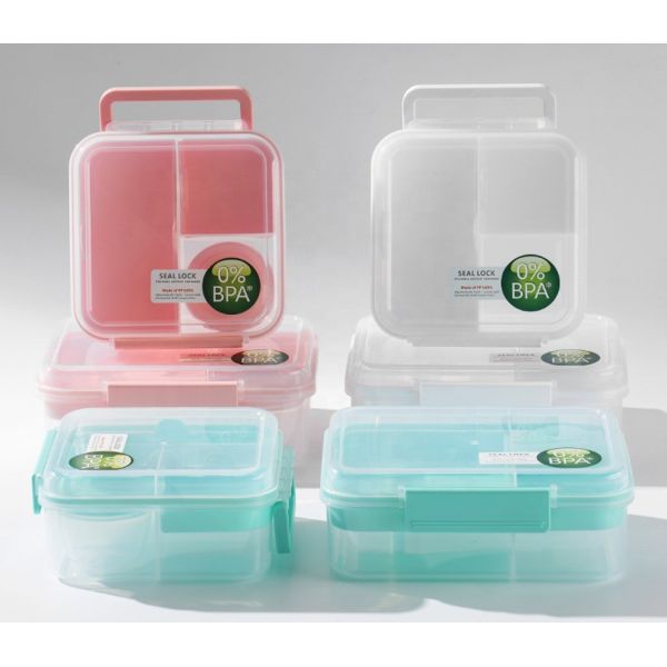 Quality Kids Lunch Box BPA-Free Plastic Salad Container Fridge Storage Container 168*181*84 mm for sale