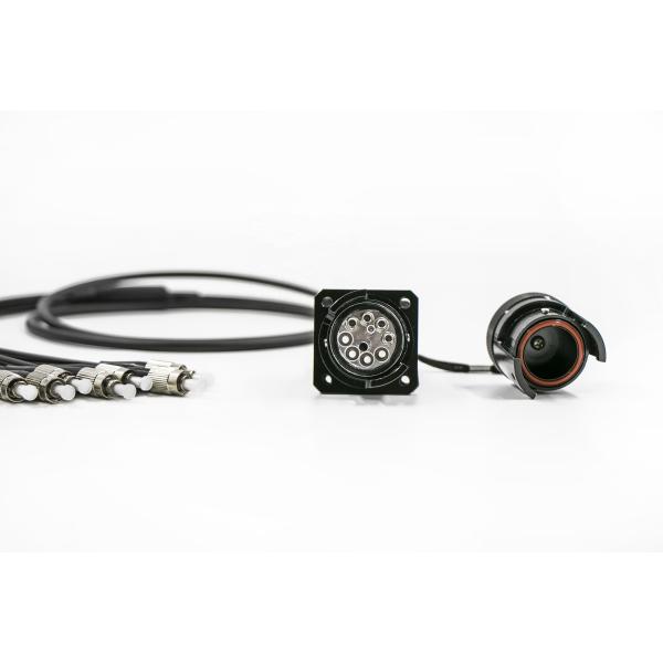 Quality Waterproof Connectors IP68 Fiber Optical Tactical Field Cable for sale