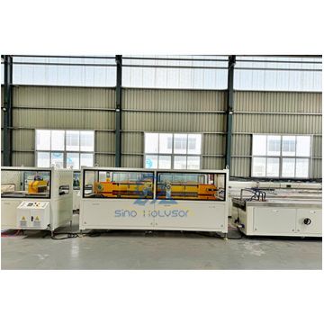 Quality 37kw Twin Screw Extruder WPC Solid Door Frame Extrusion Line for sale