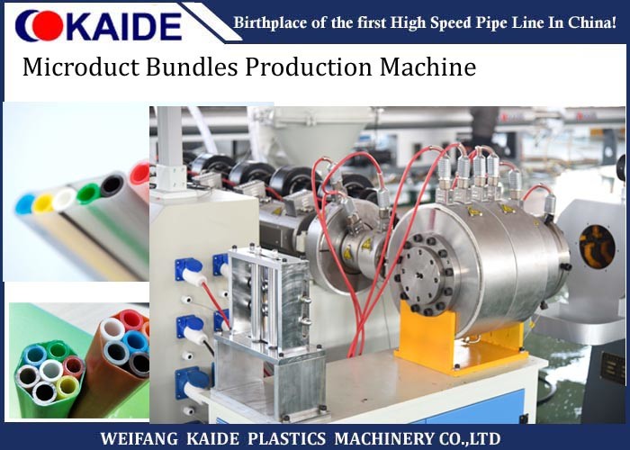 4 Ways 7 Ways Microduct Bundles Extrusion Line PE Jacketed Plastic Pipe ...