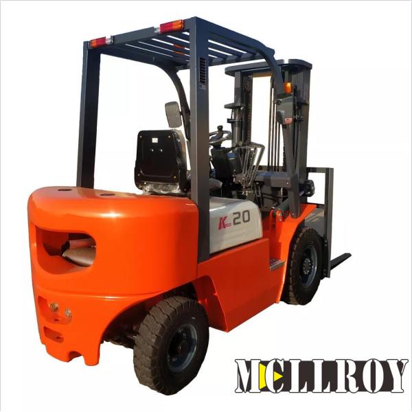 Quality 4WD Diesel Powered Forklift , 4 Wheel Drive Forklift With 2000kg Loading for sale