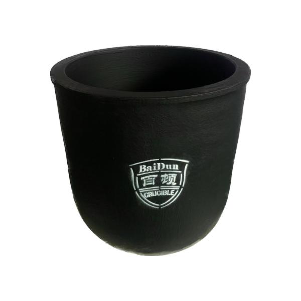Quality Cylindrical Silicon Carbide Melting Graphite Crucible Thermal Shock Resistance for sale