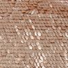 china JDW 200GSM Shiny Shimmer Metal Sequin Fabric 0.5mm Thickness