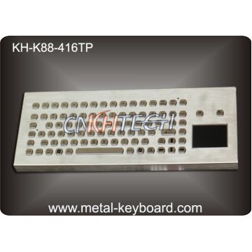 Quality 67 Keys Stainless Steel Ruggedized Keyboard with Touchpad Mouse for sale