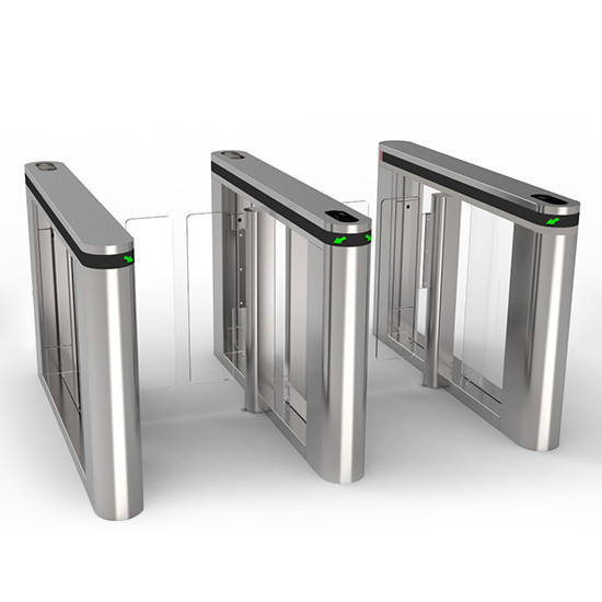 Quality 55-65 Persons/Min Gym Access Control Fastlane Turnstiles IP54 for sale