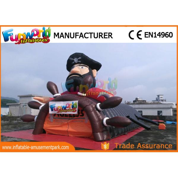 Quality Pirate Inflatable Party Tent , outdoor inflatable Football Helmet Tunnel for sale