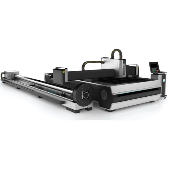 Quality Raycus CNC Laser Fiber Cutting Machine 4KW / 6KW Rotary Laser Cutting Machine for sale