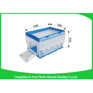 Quality Household Collapsible Plastic Containers Easy Stacking Environmental Protectionv for sale