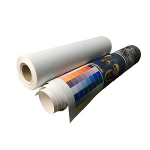 Quality Digital Inkjet Waterproof Polyester Fabric Roll Matte Surface for sale