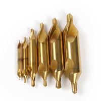 Quality HSS Drill Bits DIN333 Titanium Coated 1.0-12.5mm Straight Spiral Flute for sale