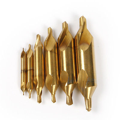 Quality HSS Drill Bits DIN333 Titanium Coated 1.0-12.5mm Straight Spiral Flute for sale