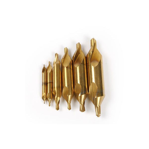 Quality HSS Drill Bits DIN333 Titanium Coated 1.0-12.5mm Straight Spiral Flute for sale