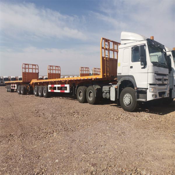 Quality Customizable 20ft 40ft 45ft Transport Container Trailer with Max Payload of 40T for sale