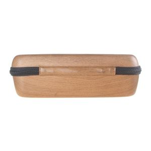 Quality Dustproof EVA Storage Case Wood Grain PU Leather Surface Shockproof for sale