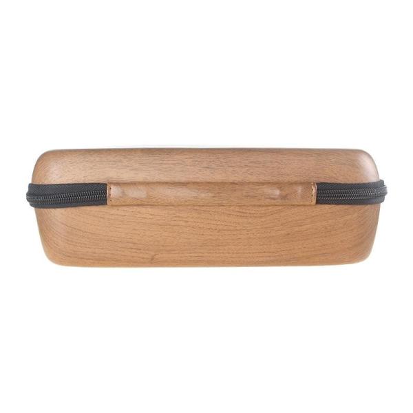 Quality Dustproof EVA Storage Case Wood Grain PU Leather Surface Shockproof for sale