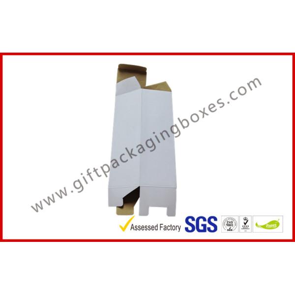 Quality E Flute Custom Cup Corrugated Paper Box , White / Brown Carton Packing Boxes in for sale