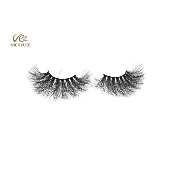 Quality Natural Black Cotton Stalk 27mm False Lashes Dramatic for sale