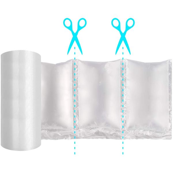 Quality Poly Plastic Inflatable Bubble Wrap For Packaging Air Pillow Practical for sale