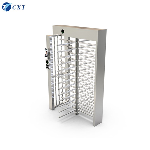 Quality Full Height Turnstile Gate with AC220V±10% 50Hz±10% Operation Voltage and 90° Rotors With 4 Sections for Secure TCP/IP or RS485 Connectivity for sale
