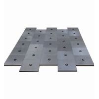Quality Black Metal Tile Absorber Ferrite Tile for Superior Sound Absorption and Noise Reduction for sale