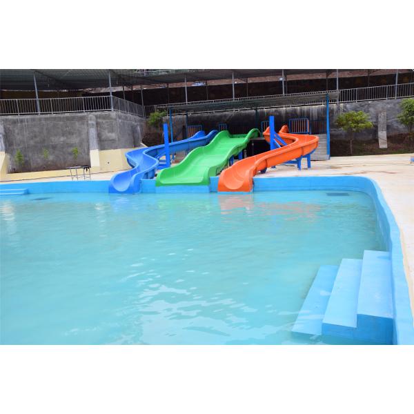 Quality 200m2 Area Wide Family Water Slide For Children Easy Installation for sale