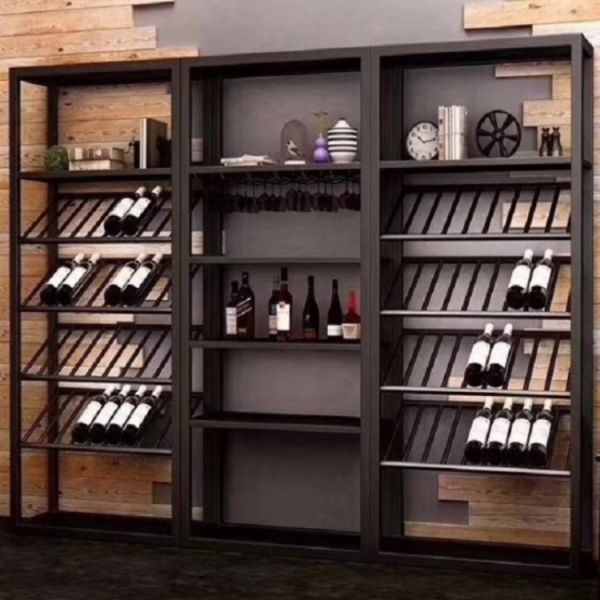Quality SS201/SS304 Built In Wall Wine Cabinet Metal Customized Size for sale