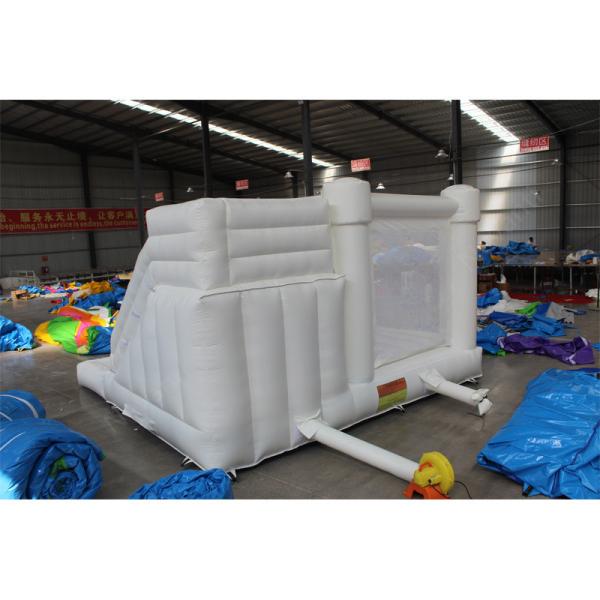 Quality Customized White Bounce House with Slide and Ball Pit The Ultimate Castle for sale