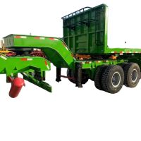 Quality Customizable Steel 3-Axle Double-Trailer Semi-Trailer for Truck Trailer for sale