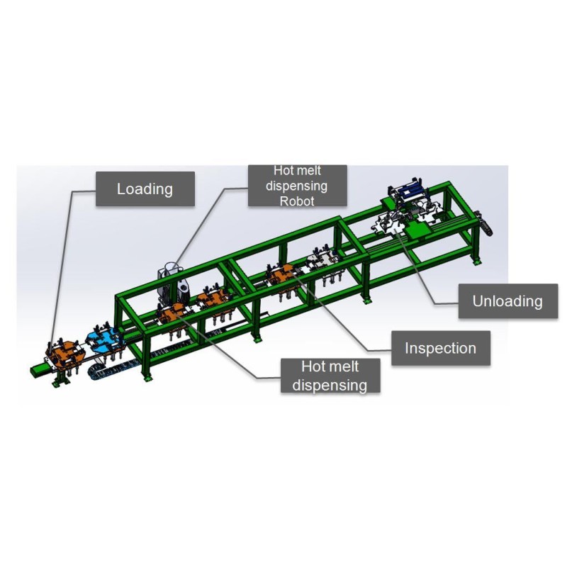 Dishwasher Tub Manufacturing Line (bottom, top and wrapper roll seaming)