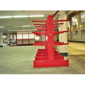 Quality Blue / Orange Cantilever Racking System With Cold Rolling Steel for sale