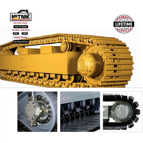 Quality 10T Steel Track Side Frame Chassis Systems Construction Parts for Heavy-Duty for sale