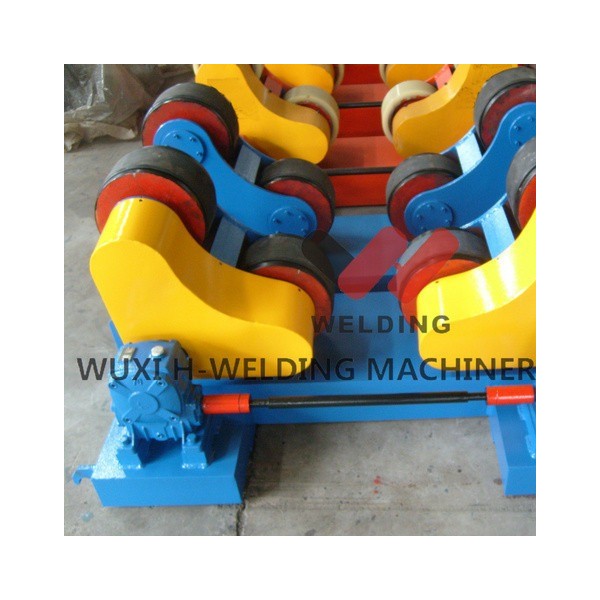 Quality 40T Vessel Pipe Welding Rotator With Rubber Roller High Speed 1000 mm / min for sale