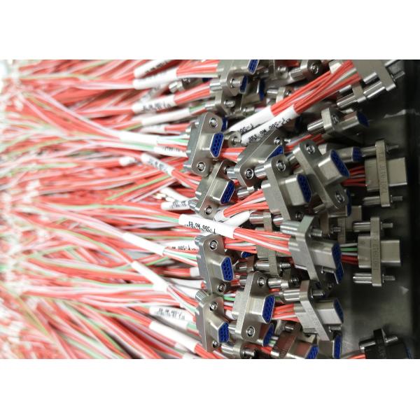 Quality Color Coded Crimp 9 Pin Contact Micro-D Rectangular J30J Series with 200mm Wire Length for sale
