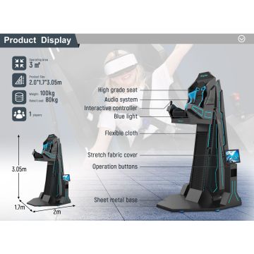 Quality Amusement Park Business With 9D VR Simulator High Performance for sale