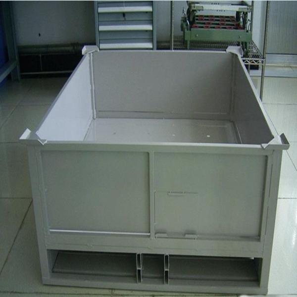 Quality Heavy Duty Collapsible Steel Storage Cage Stackable Foldable Wire Mesh Storage for sale