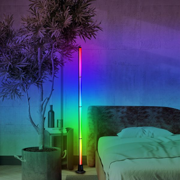 Quality RGB Dimmable Floor Lamp Ambient Light 1.5M Height For Home Decorate for sale