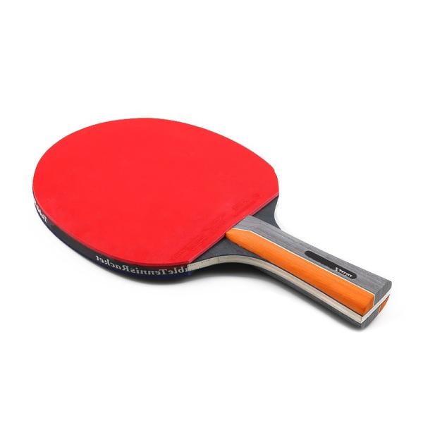 Quality Poplar Plywood Table Tennis Set 2 Bat 3 Ball Reversed Sponge Concave Handle Kit for sale
