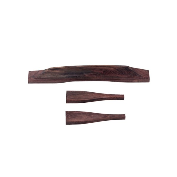 Quality Replacement Ebony Guitar Bridge Ukulele Slotted Bridge High Durability for sale