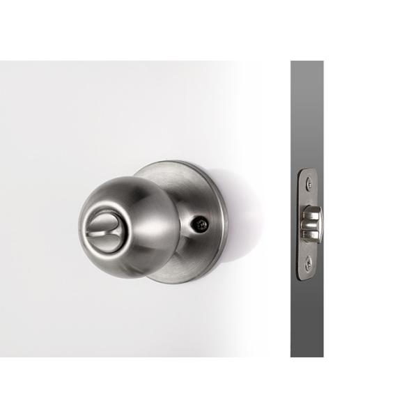 Quality Exterior Door Cylinder Door Knobs Lock Satin Nickel Knob Lever for sale
