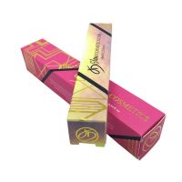 Quality Matt Lamination Cosmetic Packaging Box Recycled Relief Pattern Lip Gloss for sale