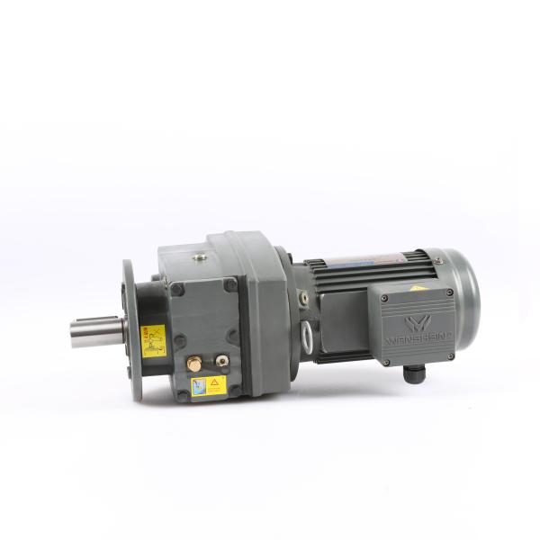 Quality R series Key Shaft Foot Mounted Helical Gear Motor For Agitator Drives for sale