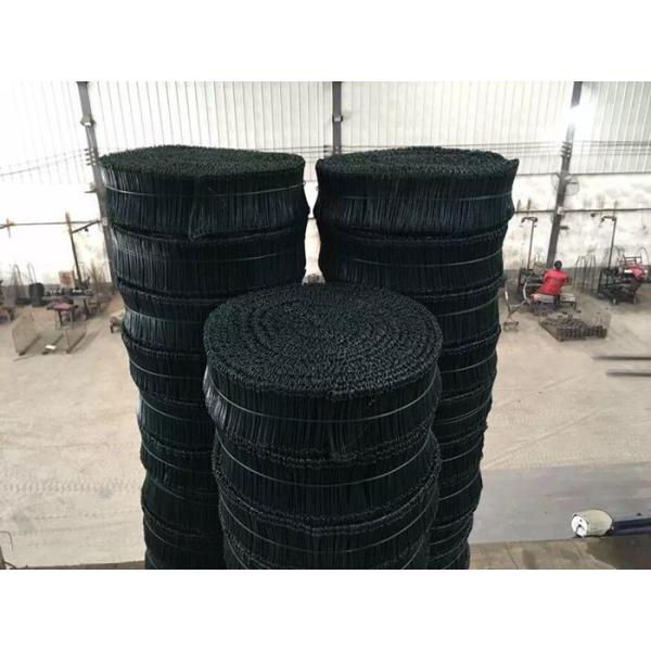 Quality Galvanised Double Loop Q195 BWG16 Black Binding Wire for sale