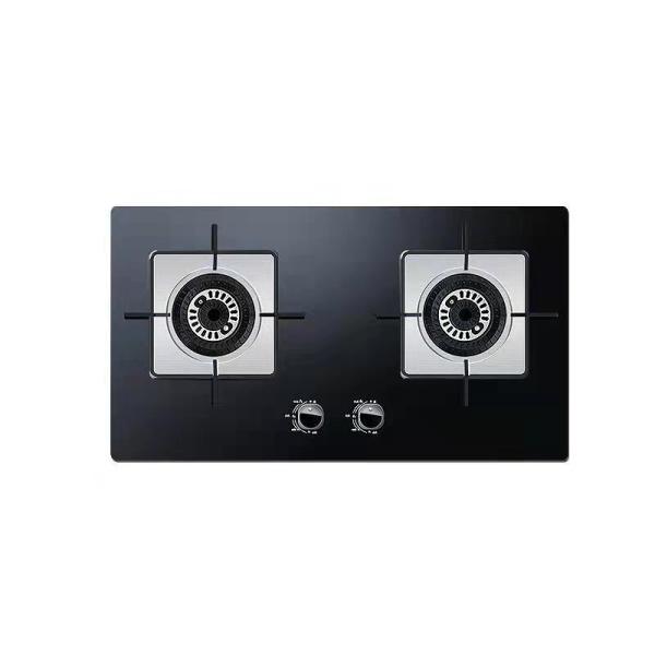 Quality Desktop Embedded 2 Burner Gas Stove Custom for Solar Electronic Installation for sale
