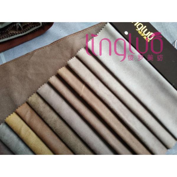 Quality Texture Background Suede Velvet SGS Test Furniture Fabric Cover Tear Resistant for sale