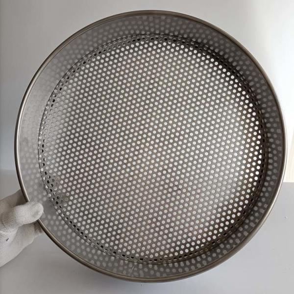 Quality Double Layer Woven Wire Mesh Sieves Square Hole And Perforated Plate for sale