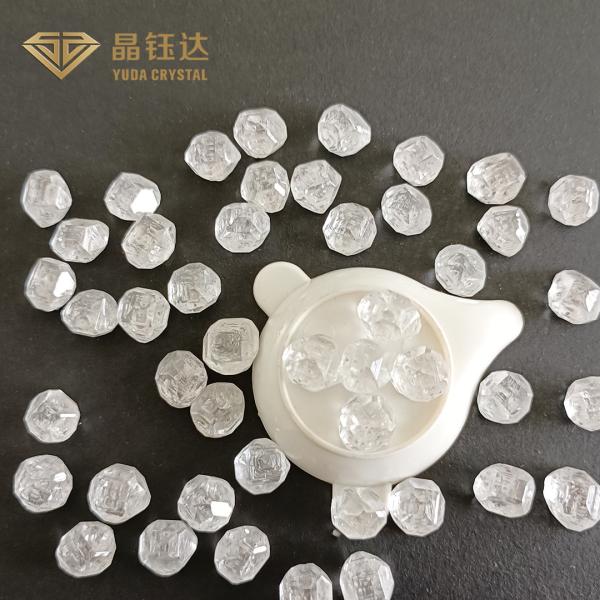 Quality Rectangular 7mm 9mm DEF Color HPHT Rough Raw Diamond For Ring for sale