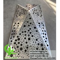 Quality 3D Metal Cladding Aluminium Panels Metal Facade System Outdoor Decoration for sale