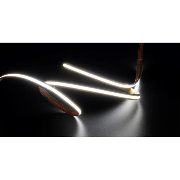 Quality 10w Flexible COB Tape Light High CRI Cob Led Strip 24v DC for sale
