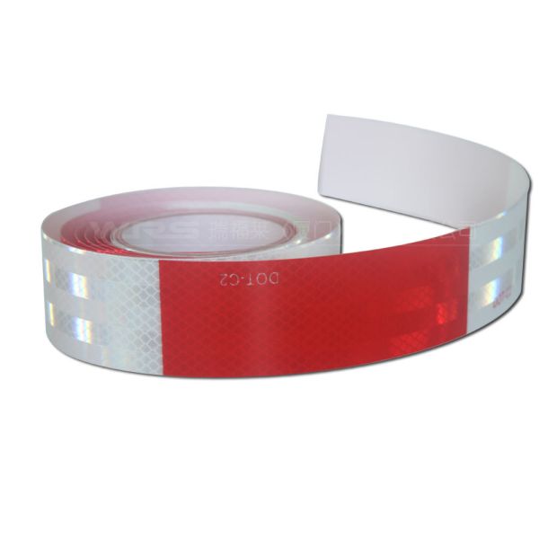 Quality Green Blue 2 inch*50 yard Diamond Pattern Trailer Truck Conspicuity DOT Class 2 Reflective Safety Tape for sale