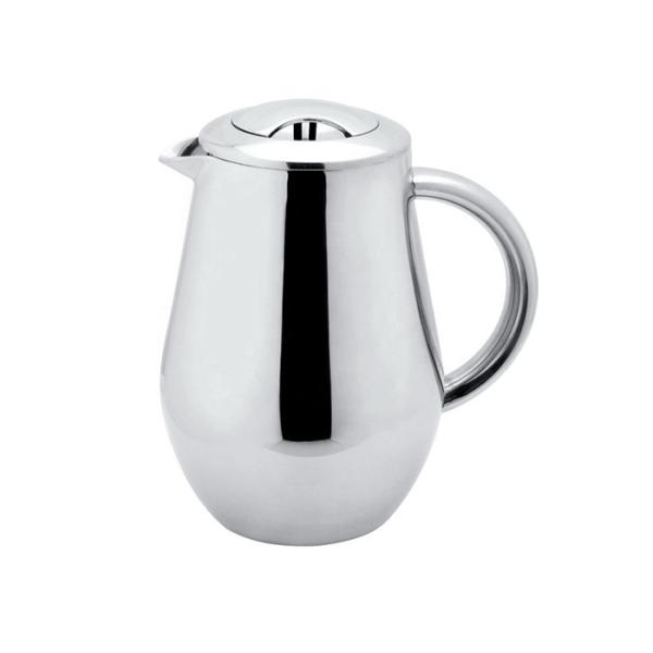 Quality SS304 French Coffee Press Plunger Double Wall Stainless Steel Coffee Plunger 1000ml for sale